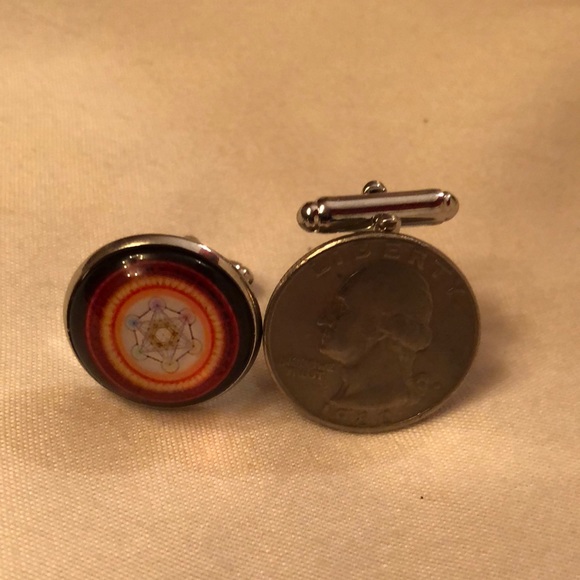 Accessories | Archangel Metatrons Cube Sacred Geometry Cufflinks | Poshmark